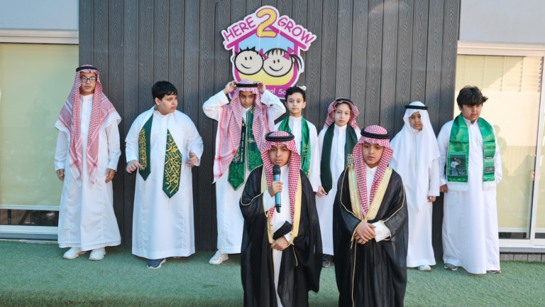 Saudi National Day at Here2Grow International School 🇸🇦 – here2grow.edu.sa